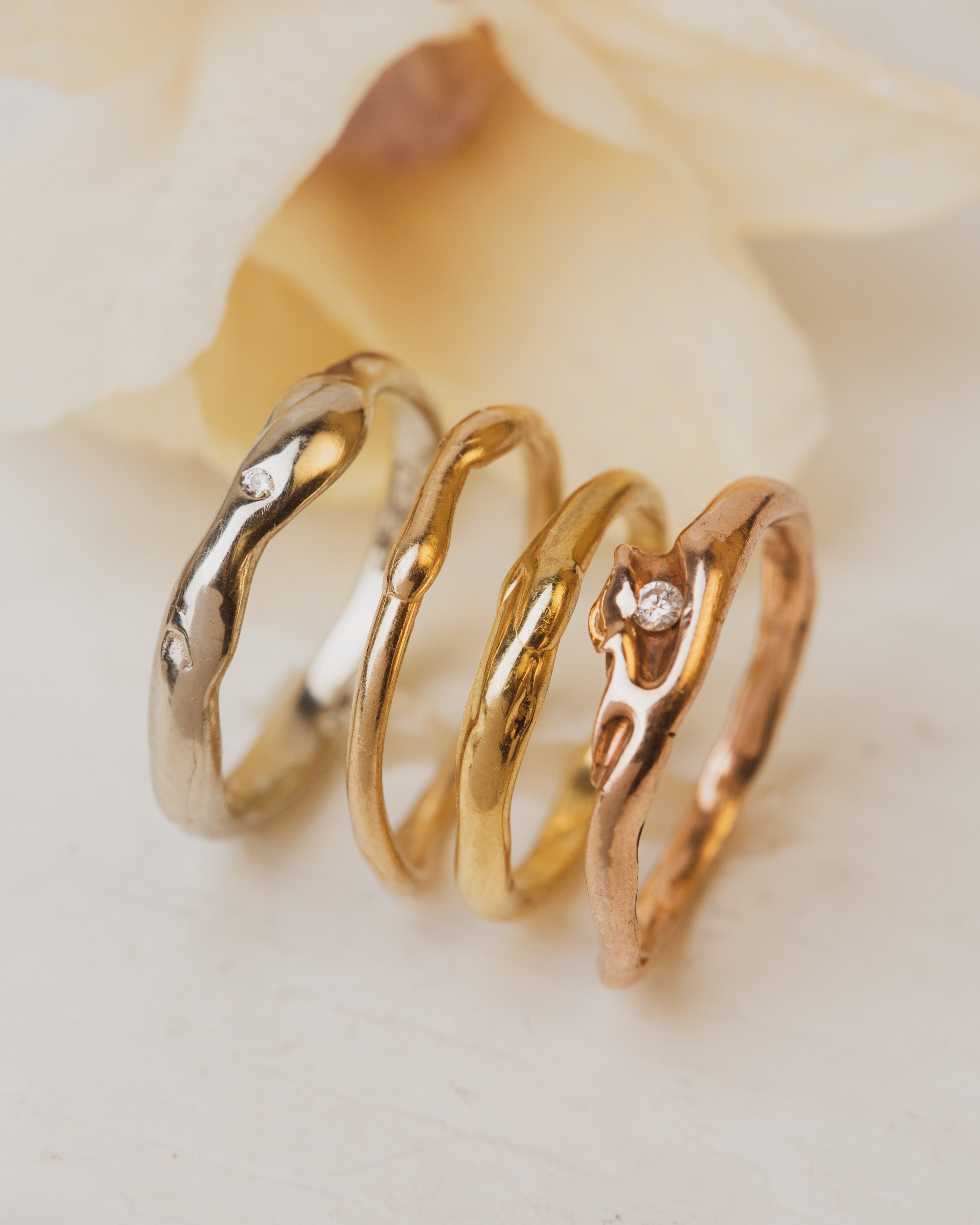 River Rings in Gold – Dillon Rose