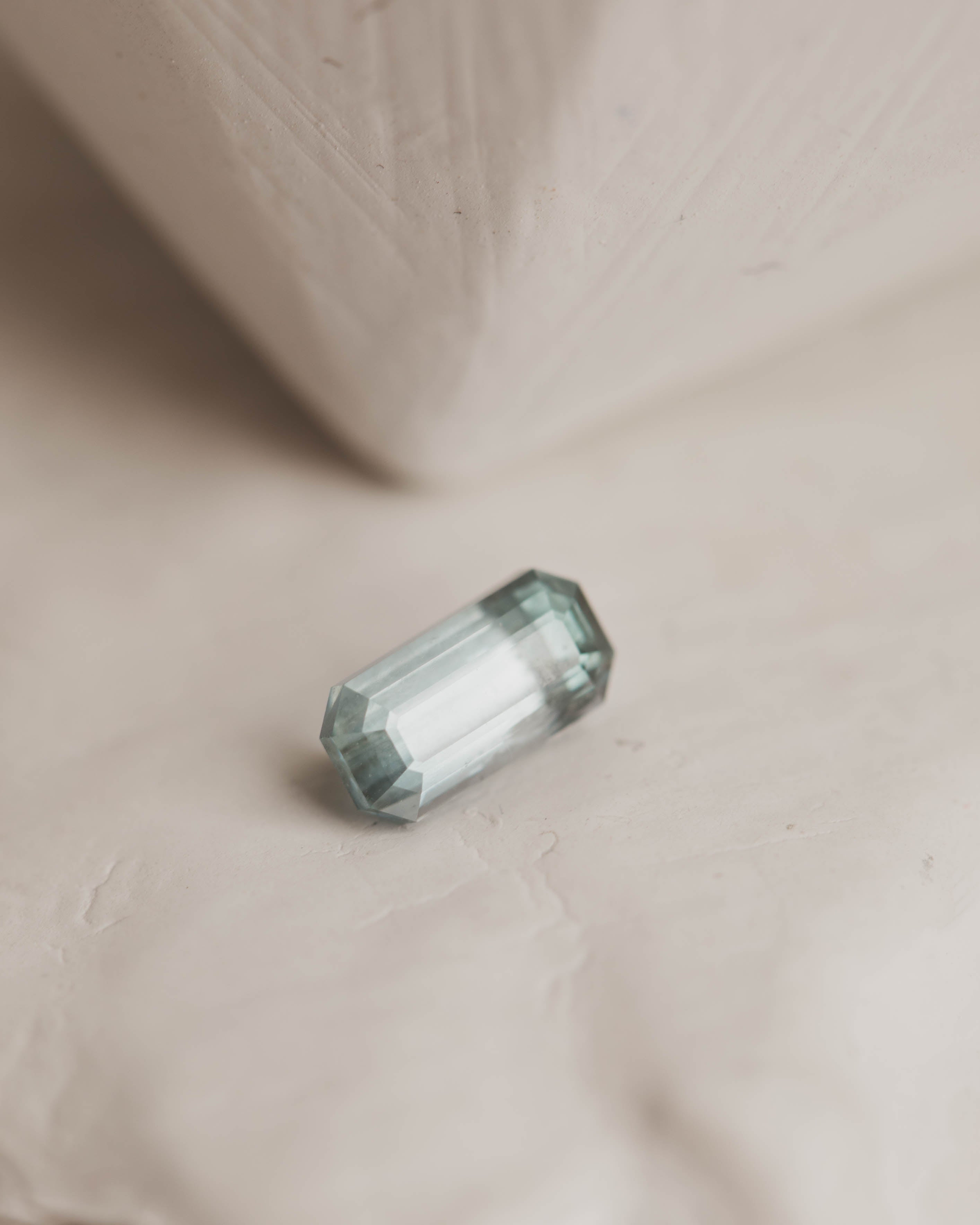 2 carat Mint Emerald Cut Sapphire – Dillon Rose