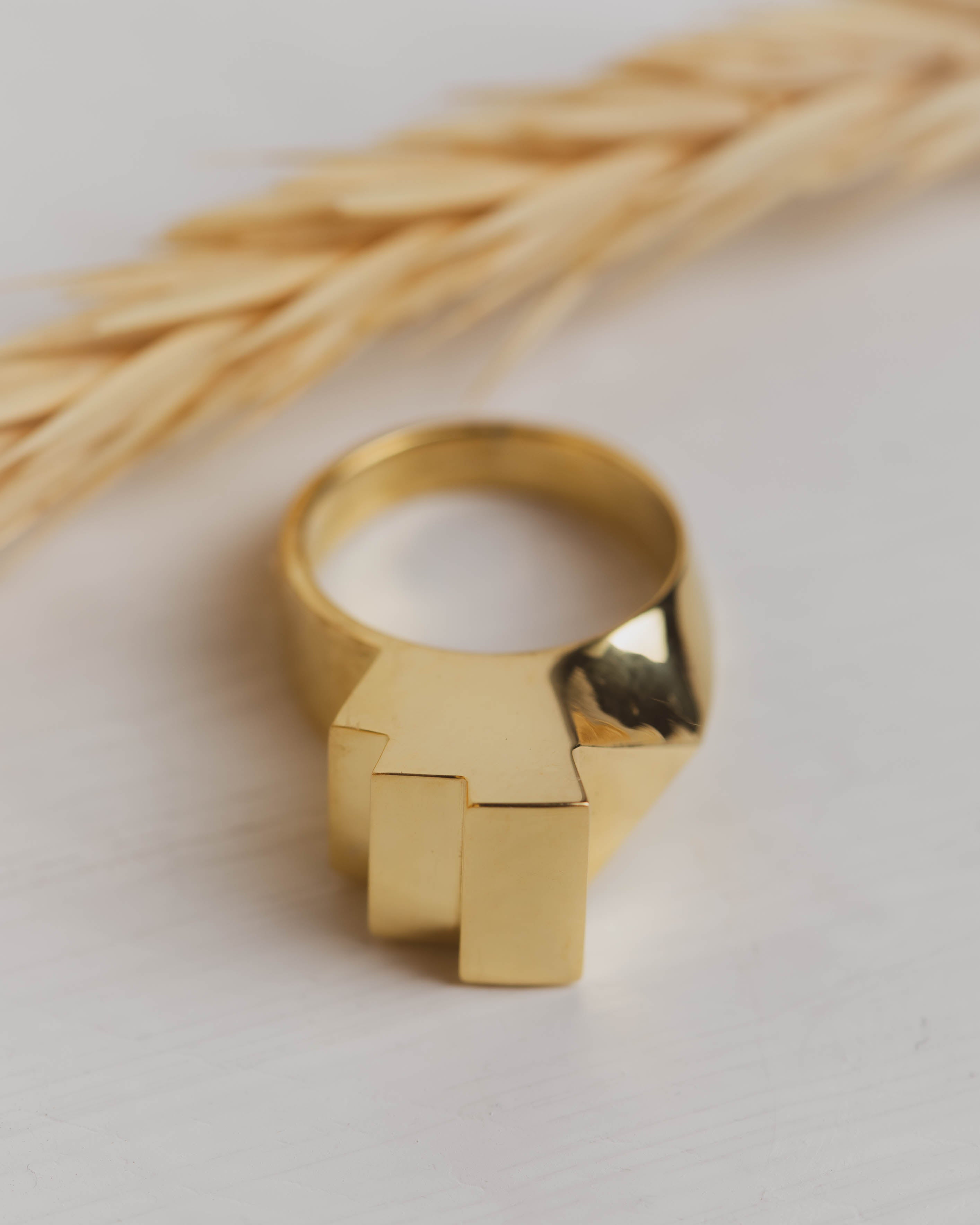 ZigZag Signet Ring – Dillon Rose