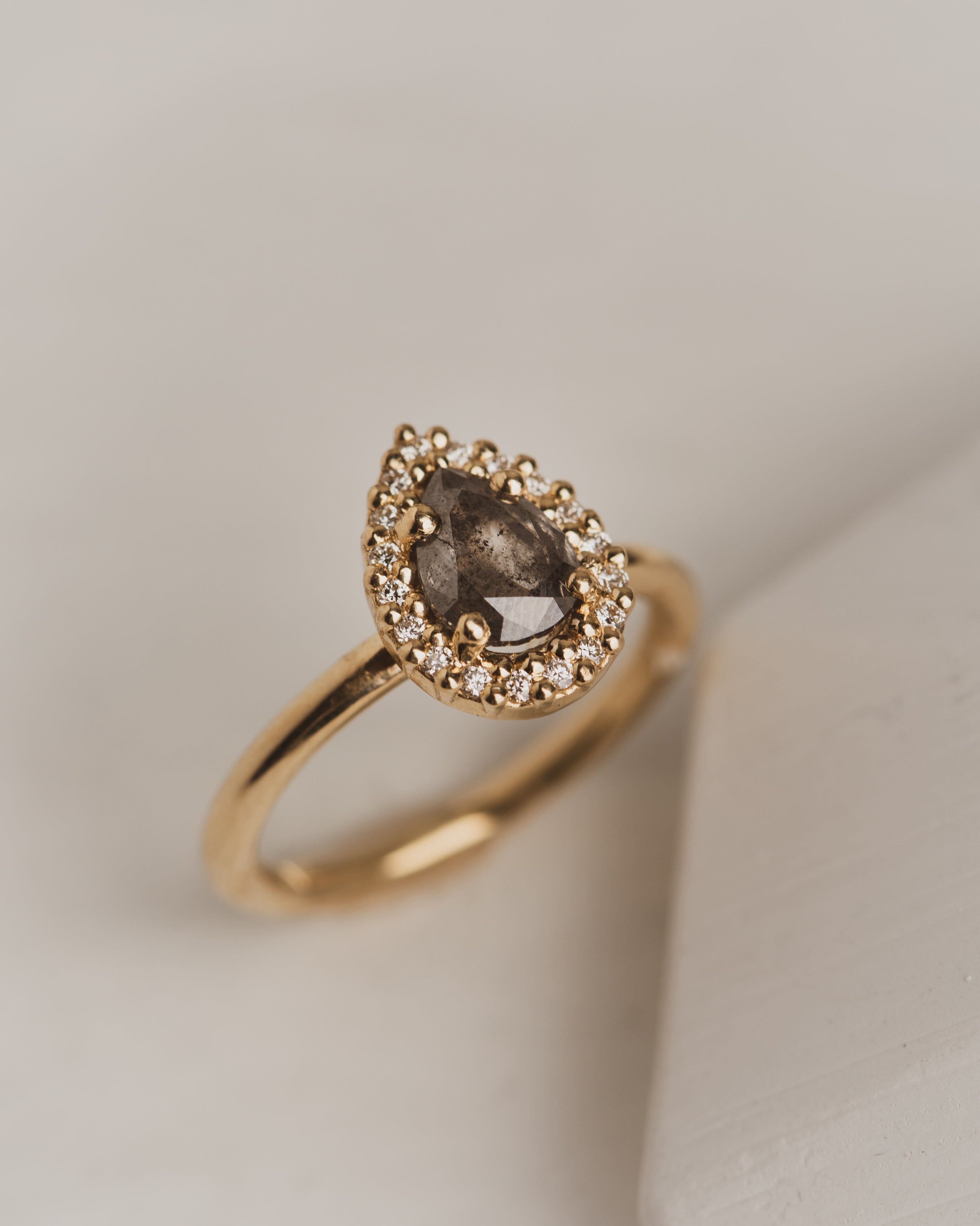 Galaxy Diamond Halo Ring – Dillon Rose